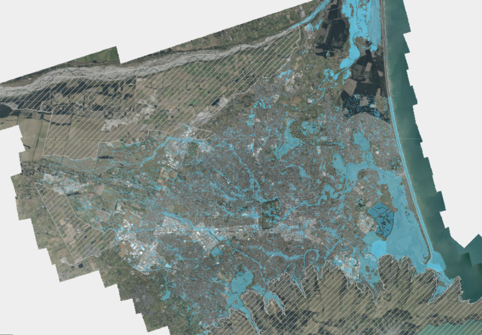 New flood map of Christchurch revealed » METRONEWS
